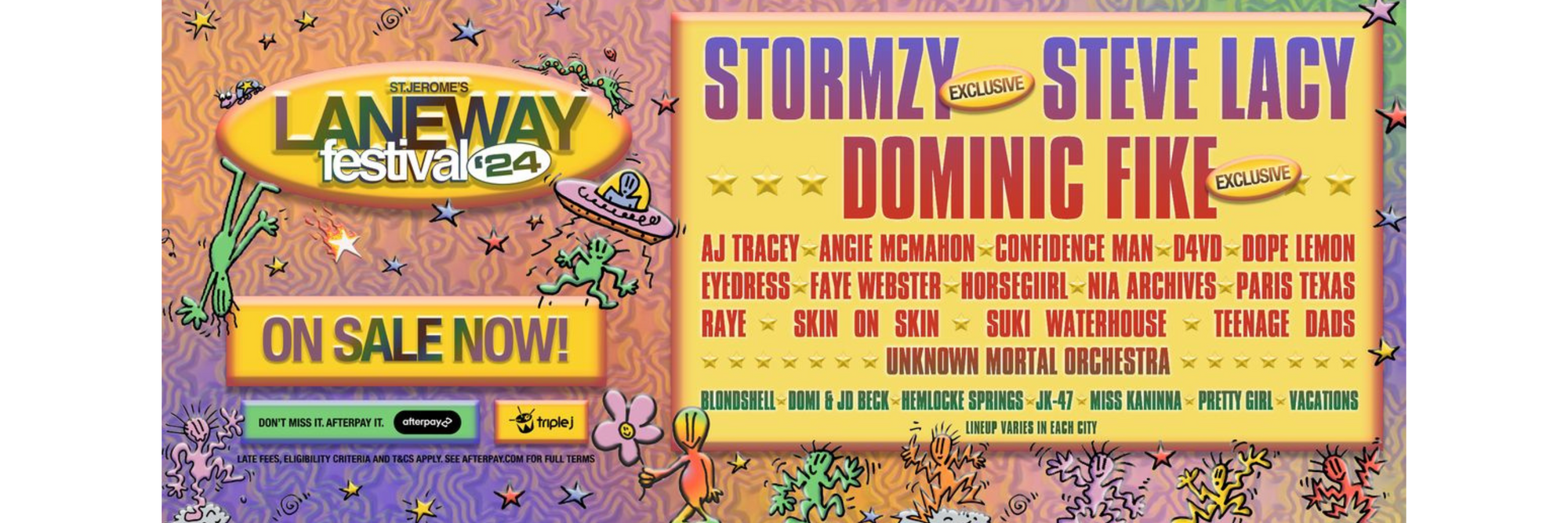 Laneway Festival 2024 – VIP NOW